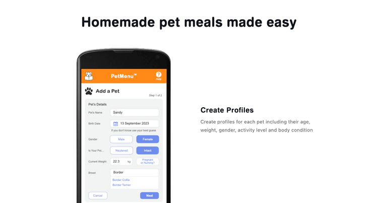Portfolio - PetMenu™ App – Captain Commerce